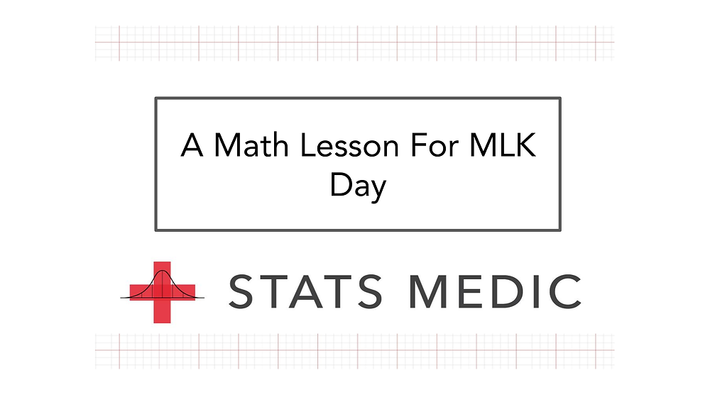A Math Lesson For MLK Day | Math Medic
