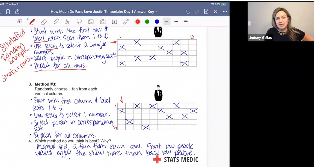 Math Medic AP Statistics Skeleton Notes for AP Daily Videos | Math Medic