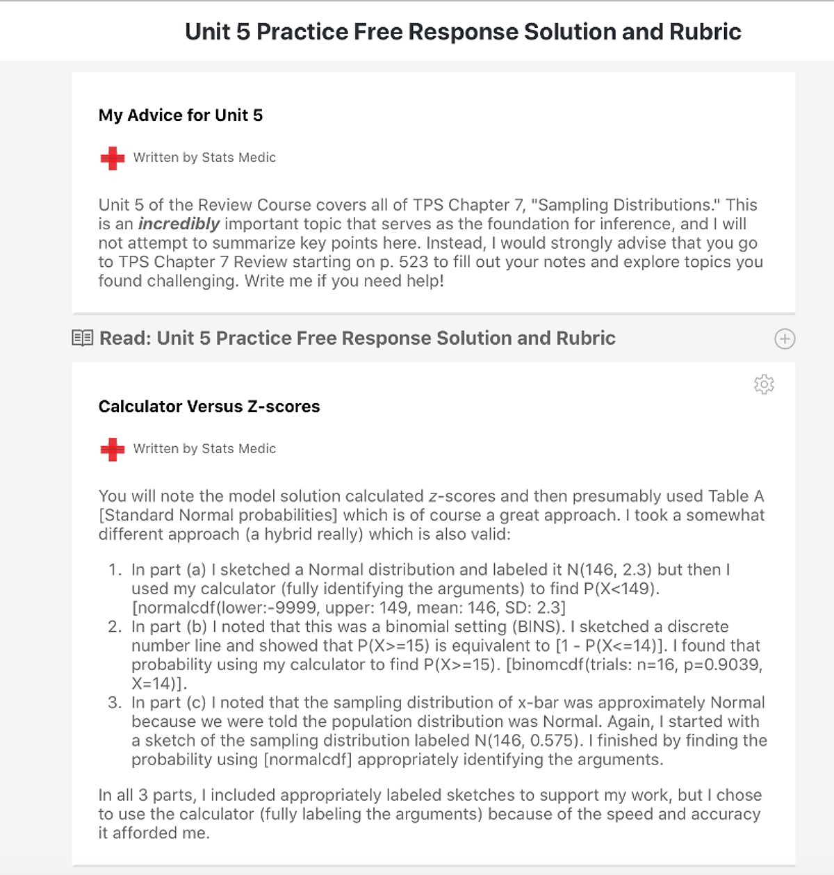 Strategies for Engaging Students in the Math Medic Review Course | Math Medic